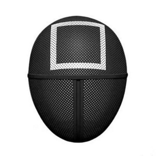 Masque déguisement squid game garde motif carré - Déguisement Mania