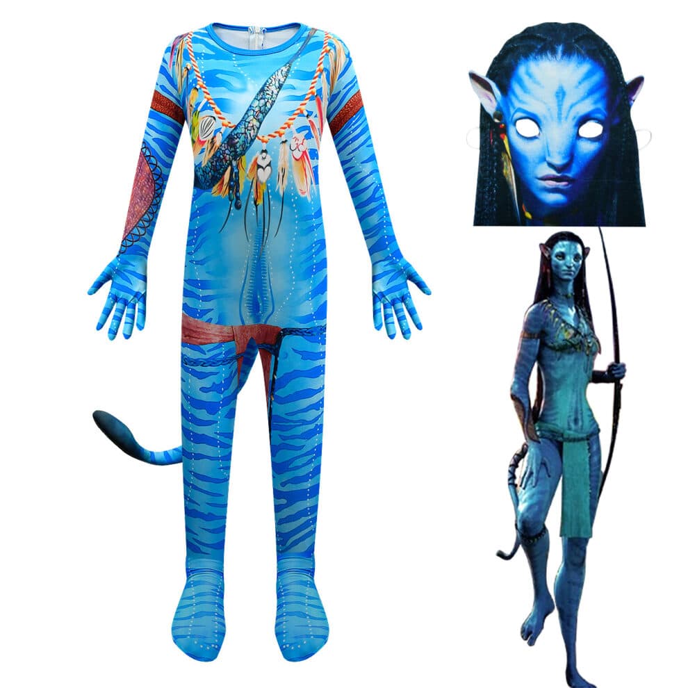 Déguisement complet du film Avatar pour enfants - Déguisement Mania