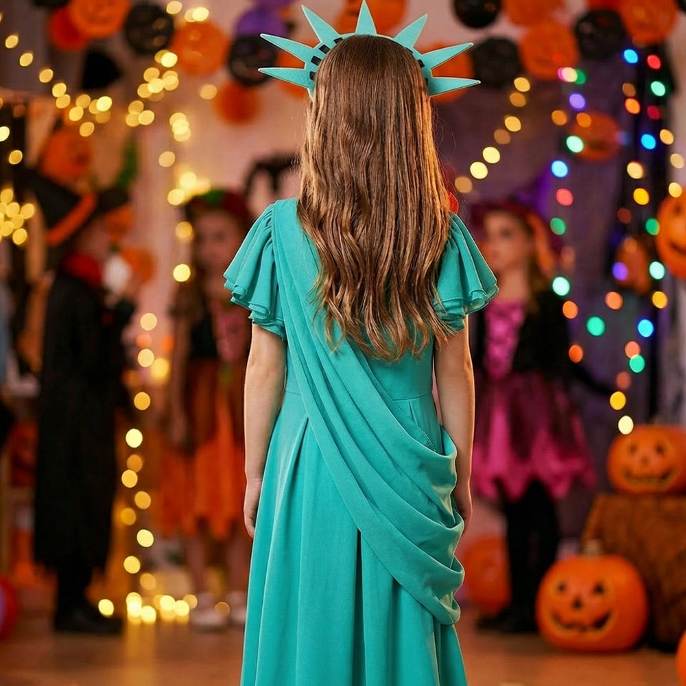 Déguisement de la statue de la liberté pour enfant - Déguisement Mania